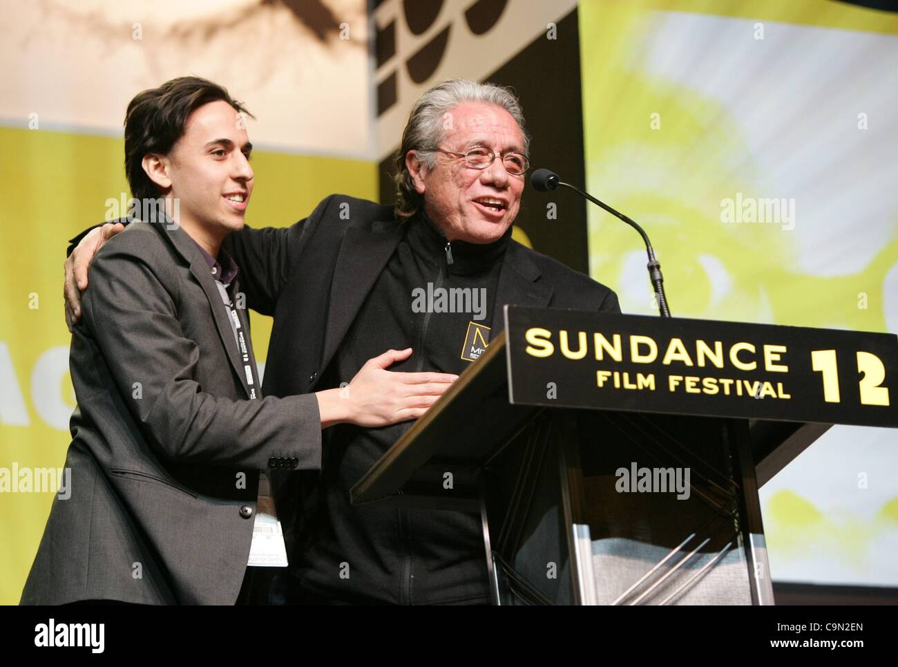 Nicholas Bruckman, Edward James Olmos in attendance for 2012 Sundance ...