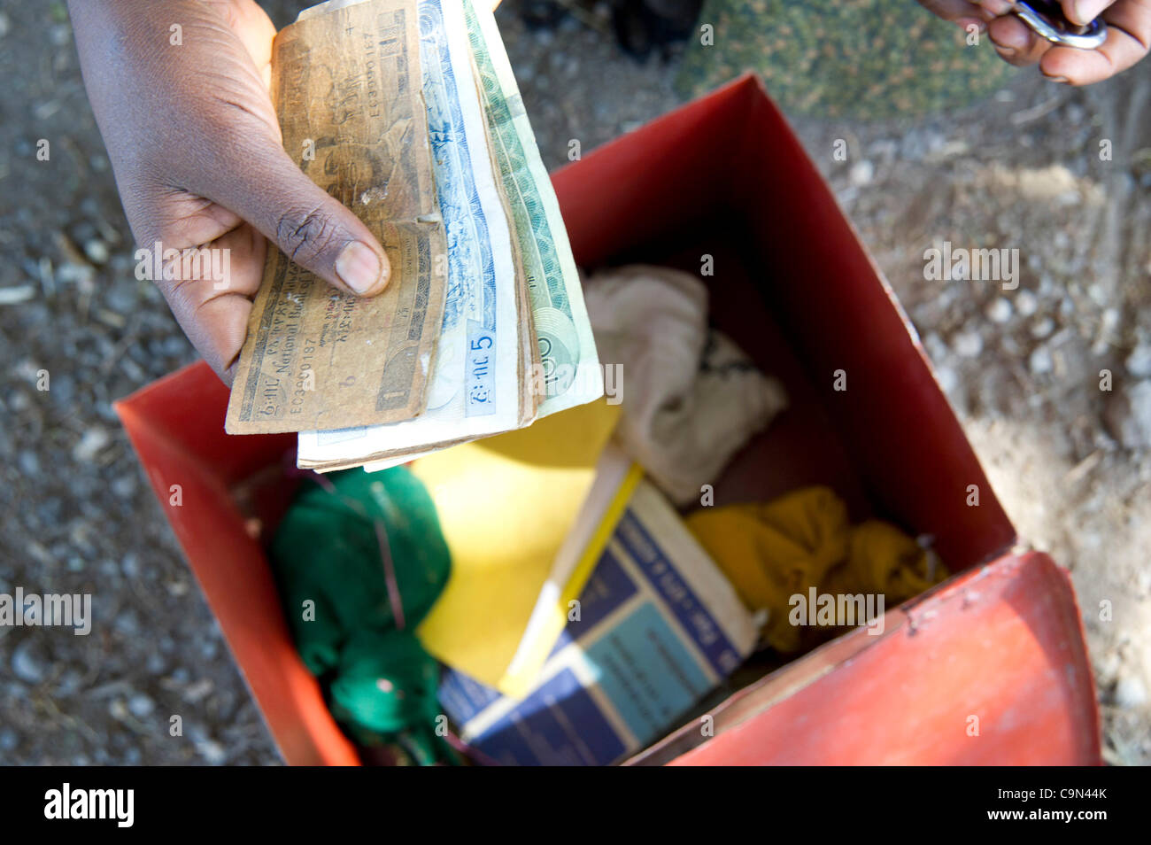 Vsla money box hi-res stock photography and images - Alamy