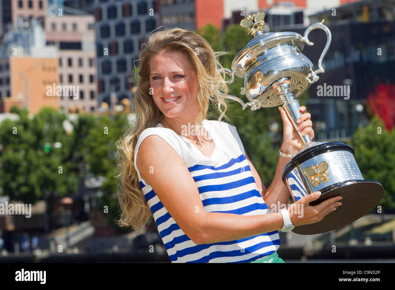 Victoria azarenka trophy hi-res stock photography and images - Alamy