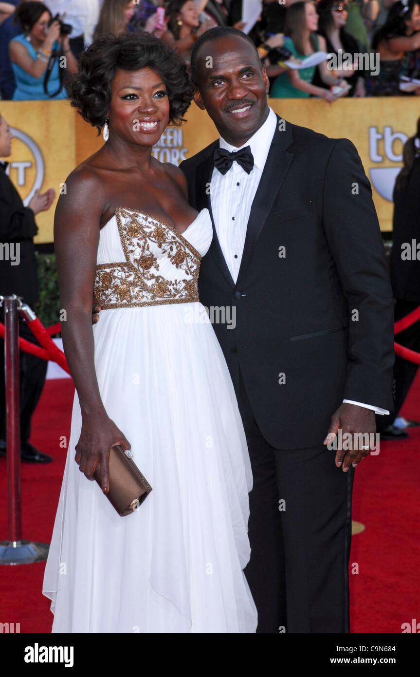 Viola Davis, Julius Tennon at arrivals for 18th Annual Screen Actors ...