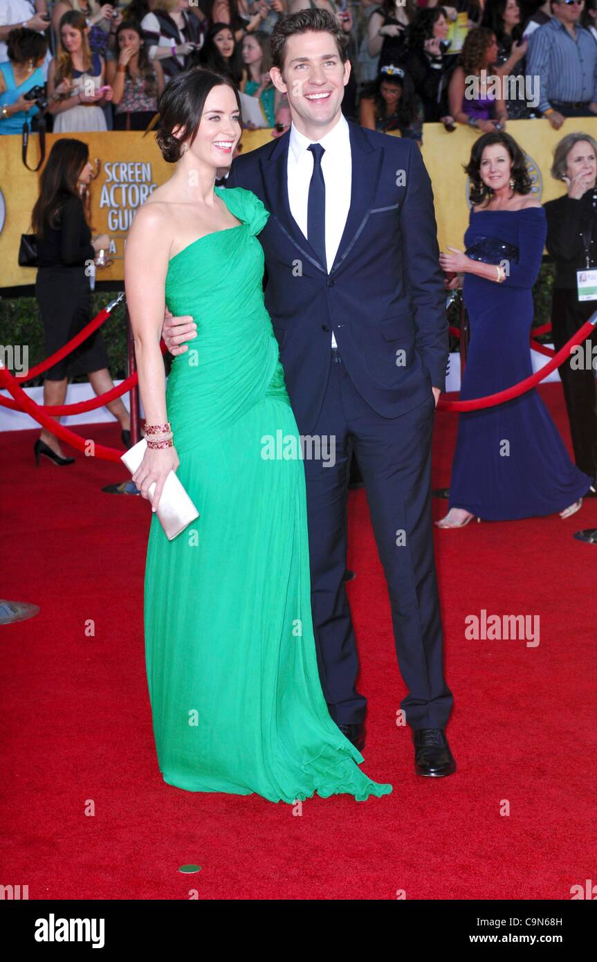 Emily Blunt, John Krasinski at arrivals for 18th Annual Screen Actors ...