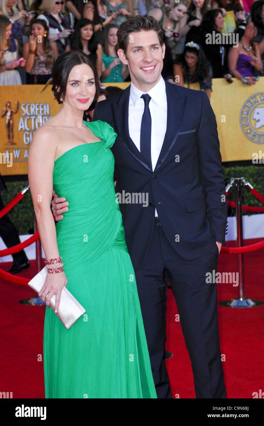 Emily Blunt, John Krasinski at arrivals for 18th Annual Screen Actors ...