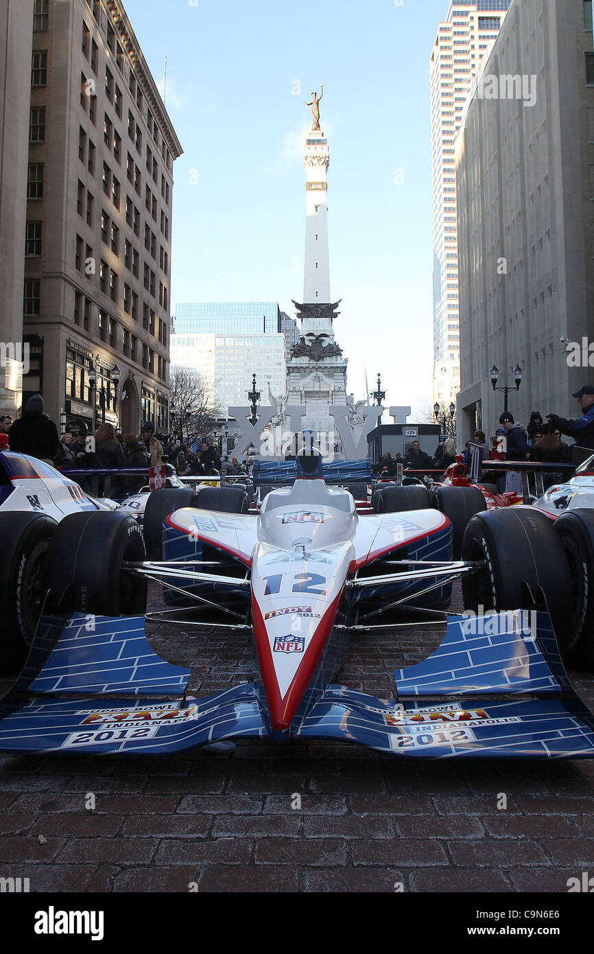 Part of Super Week included a display of 33 Indy cars, each painted ...