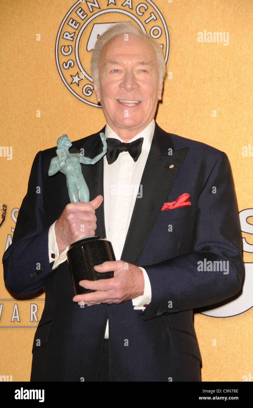 Christopher Plummer in the press room for 18th Annual Screen Actors ...