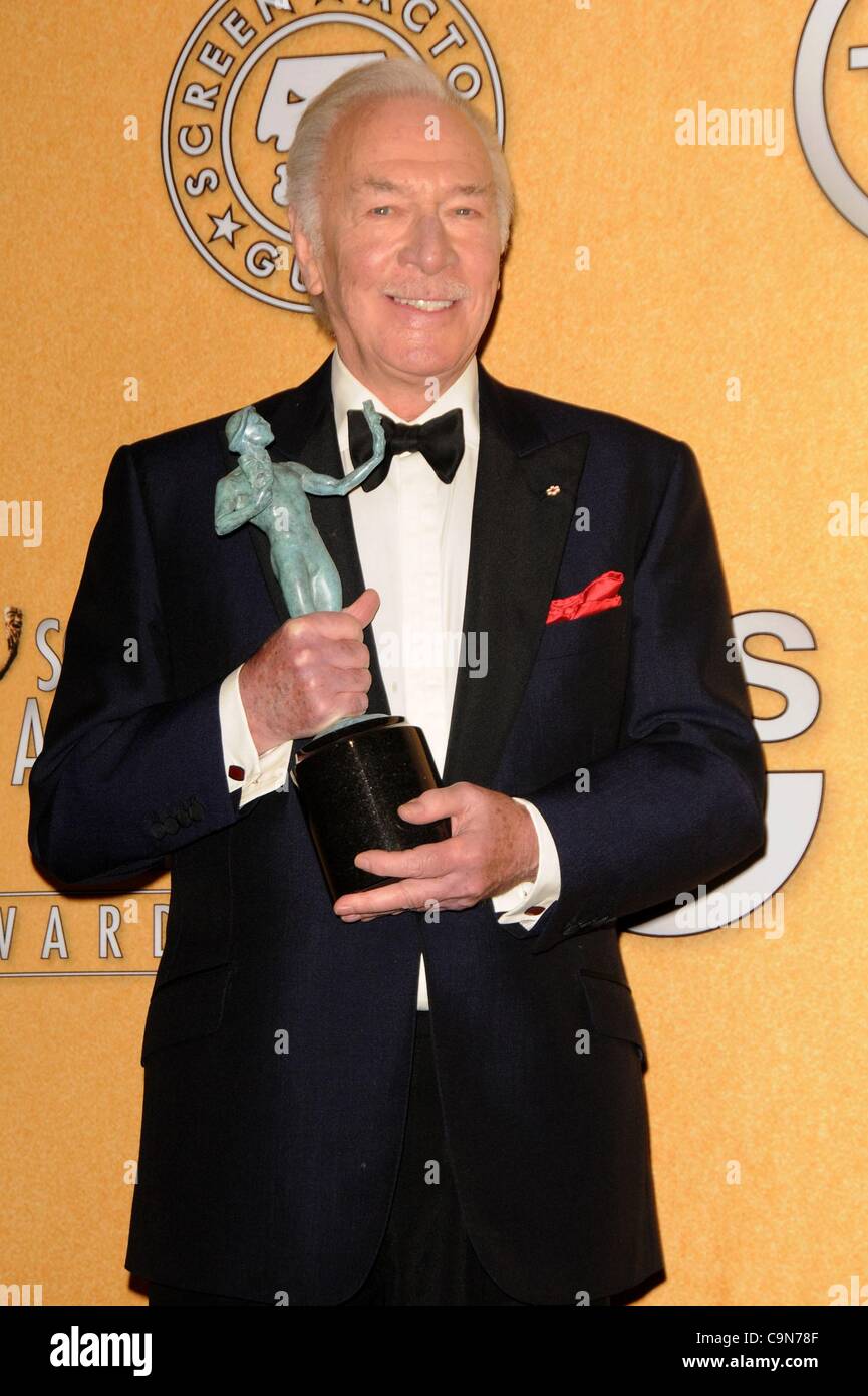 Christopher Plummer in the press room for 18th Annual Screen Actors ...