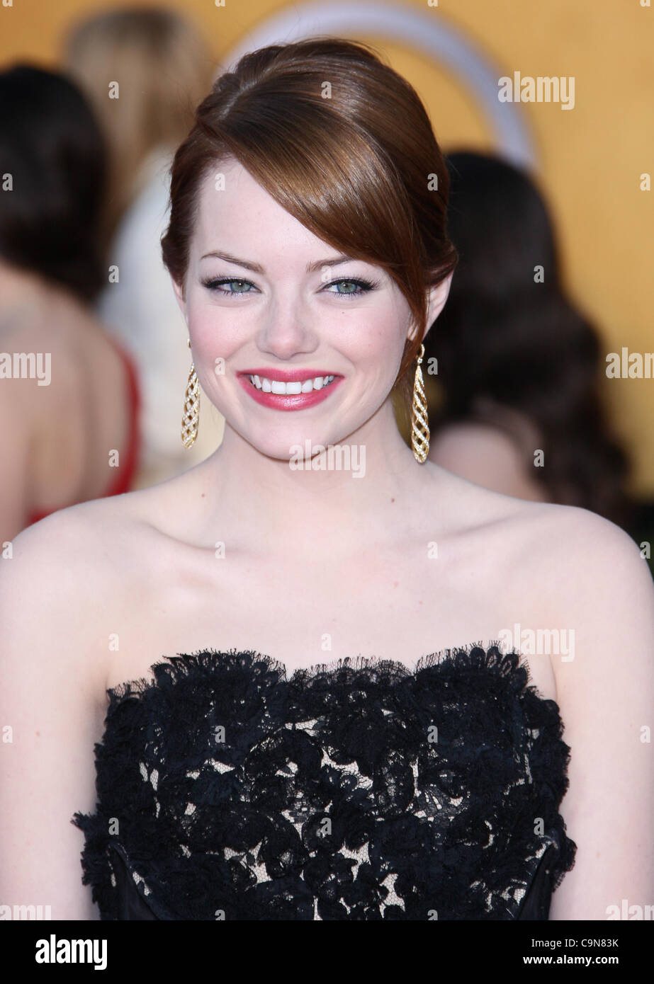 Emma Stone 18th Annual Screen Actors Guild Awards Arrivals Downtown