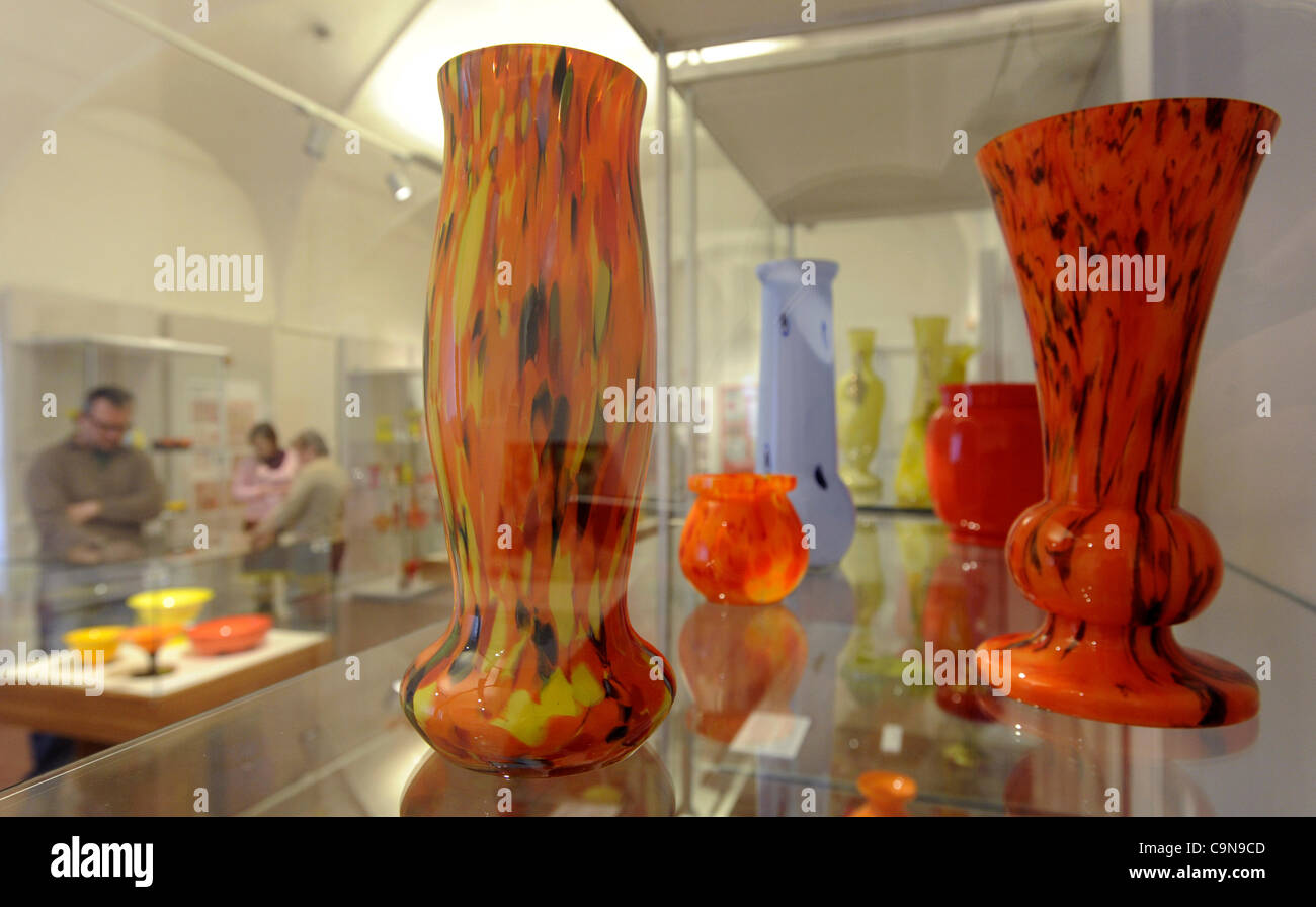 Over three hundred exhibits mostly Czech glass production contain the ...