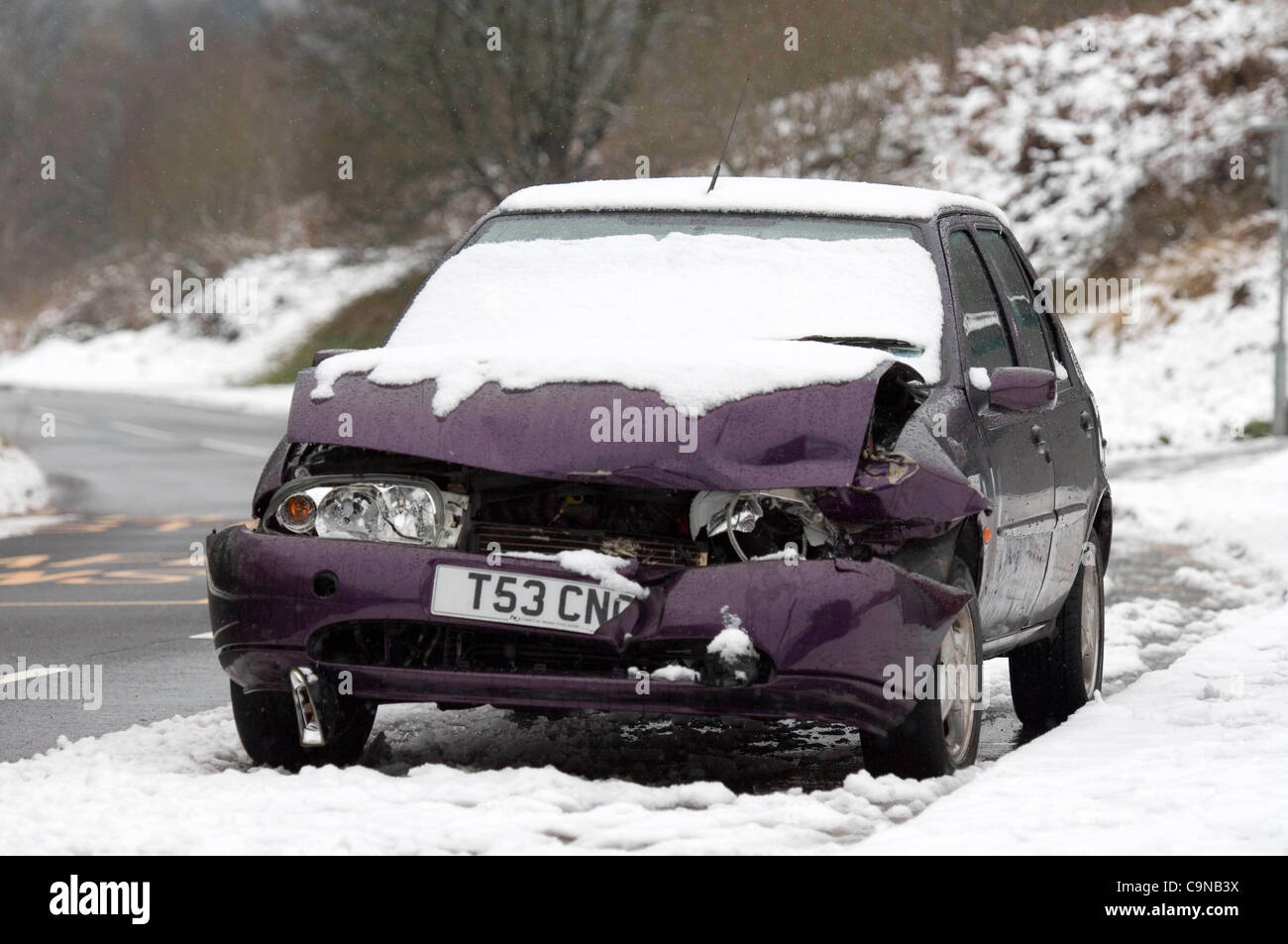 Crashed Ford High Resolution Stock Photography and Images - Alamy