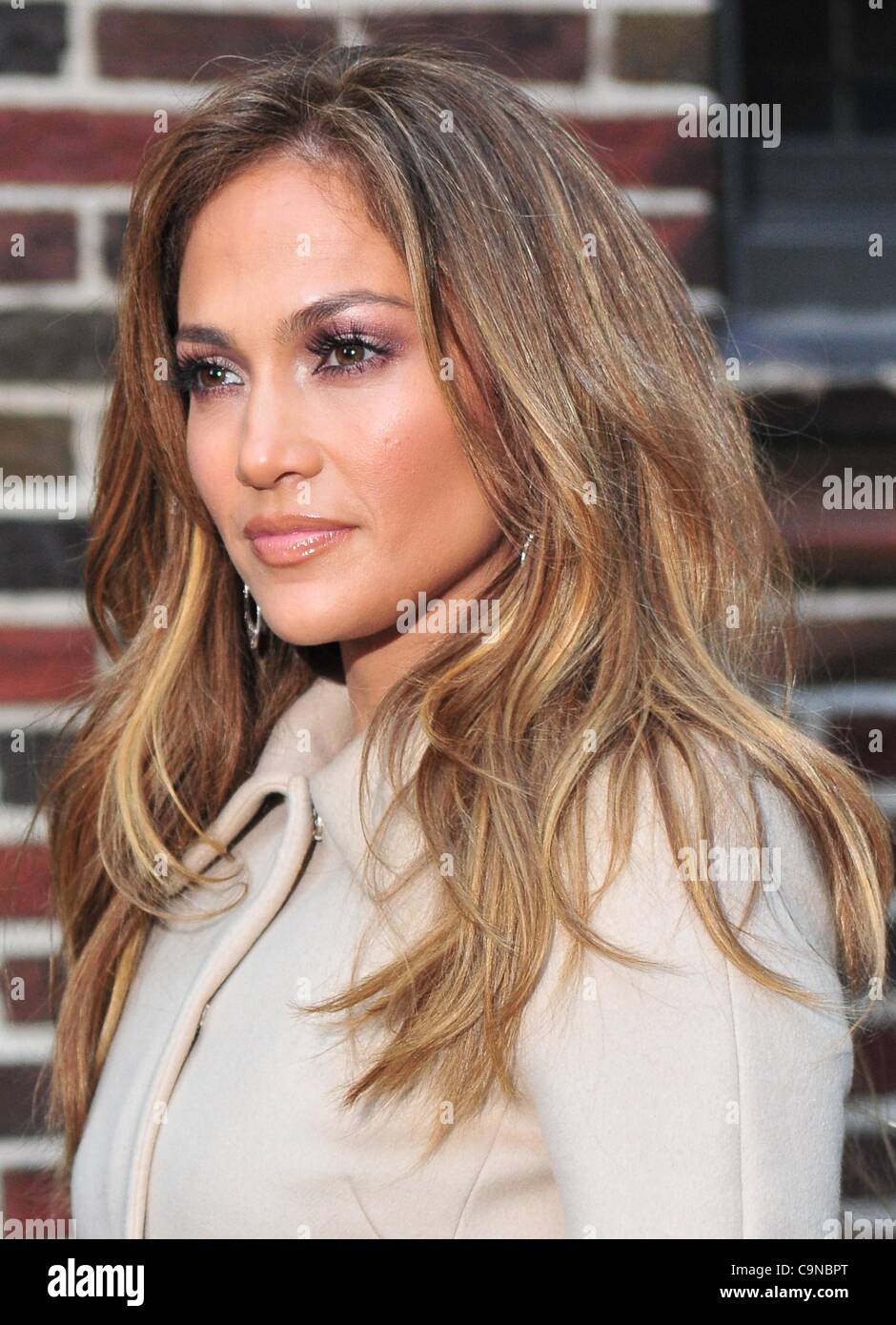 Jennifer Lopez at The Late Show with David Letterman. Ed Sullivan ...