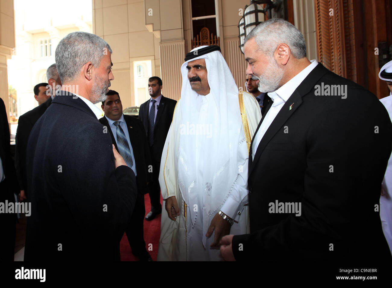 Jan. 30, 2012 - Doha, Doha, Qatar - Palestinian Prime Minister in Gaza ...