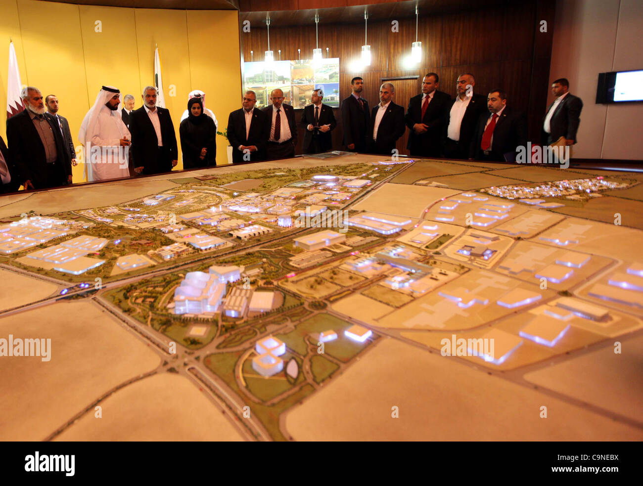 Jan. 31, 2012 - Doha, Doha, Qatar - Palestinian Prime Minister in Gaza ...