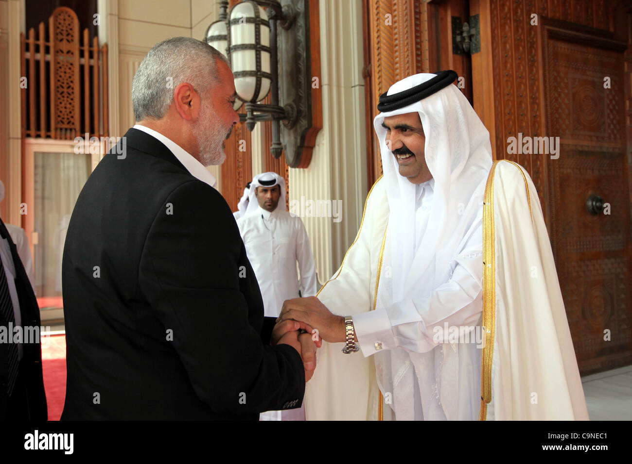 Jan. 30, 2012 - Doha, Doha, Qatar - Palestinian Prime Minister in Gaza ...
