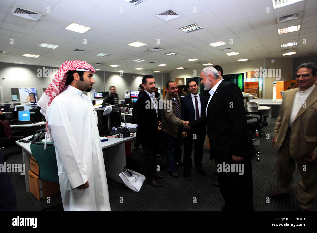 Jan. 31, 2012 - Doha, Doha, Qatar - Palestinian Prime Minister in Gaza ...