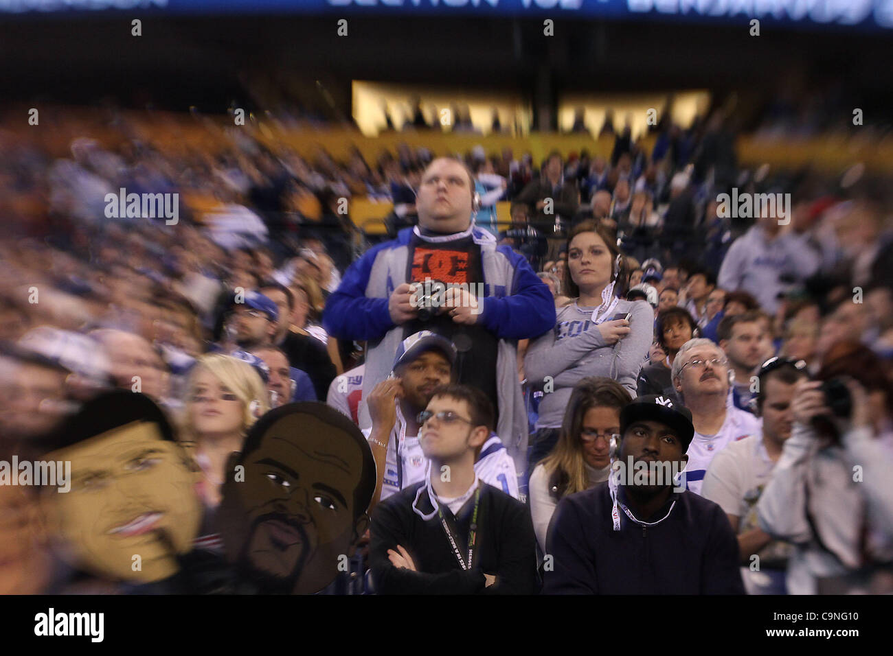 Spectators were allowed into Lucas Oil Stadium for the first time ...