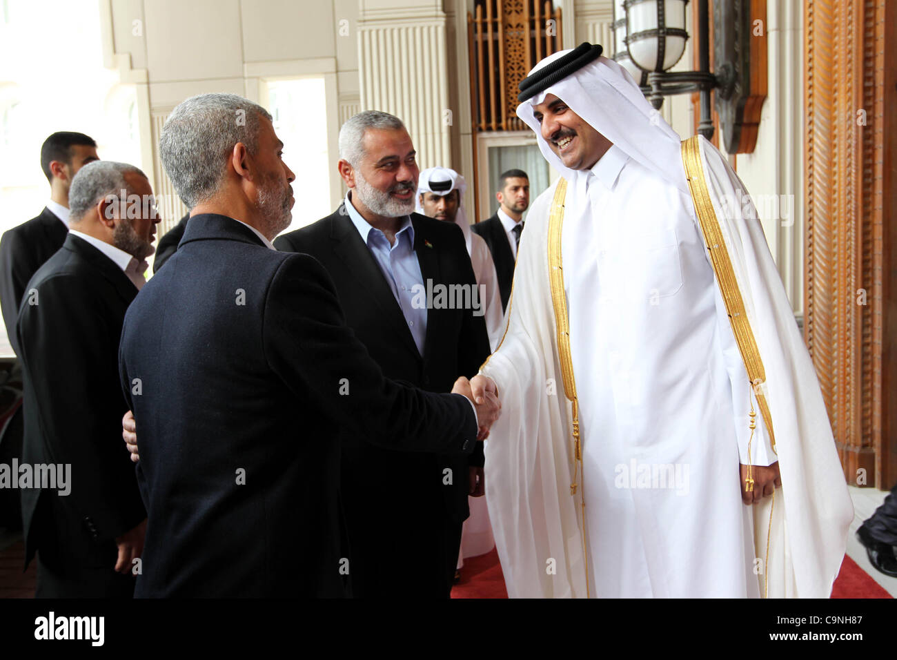 Feb. 1, 2012 - Doha, Doha, Qatar - Palestinian Prime Minister in Gaza ...