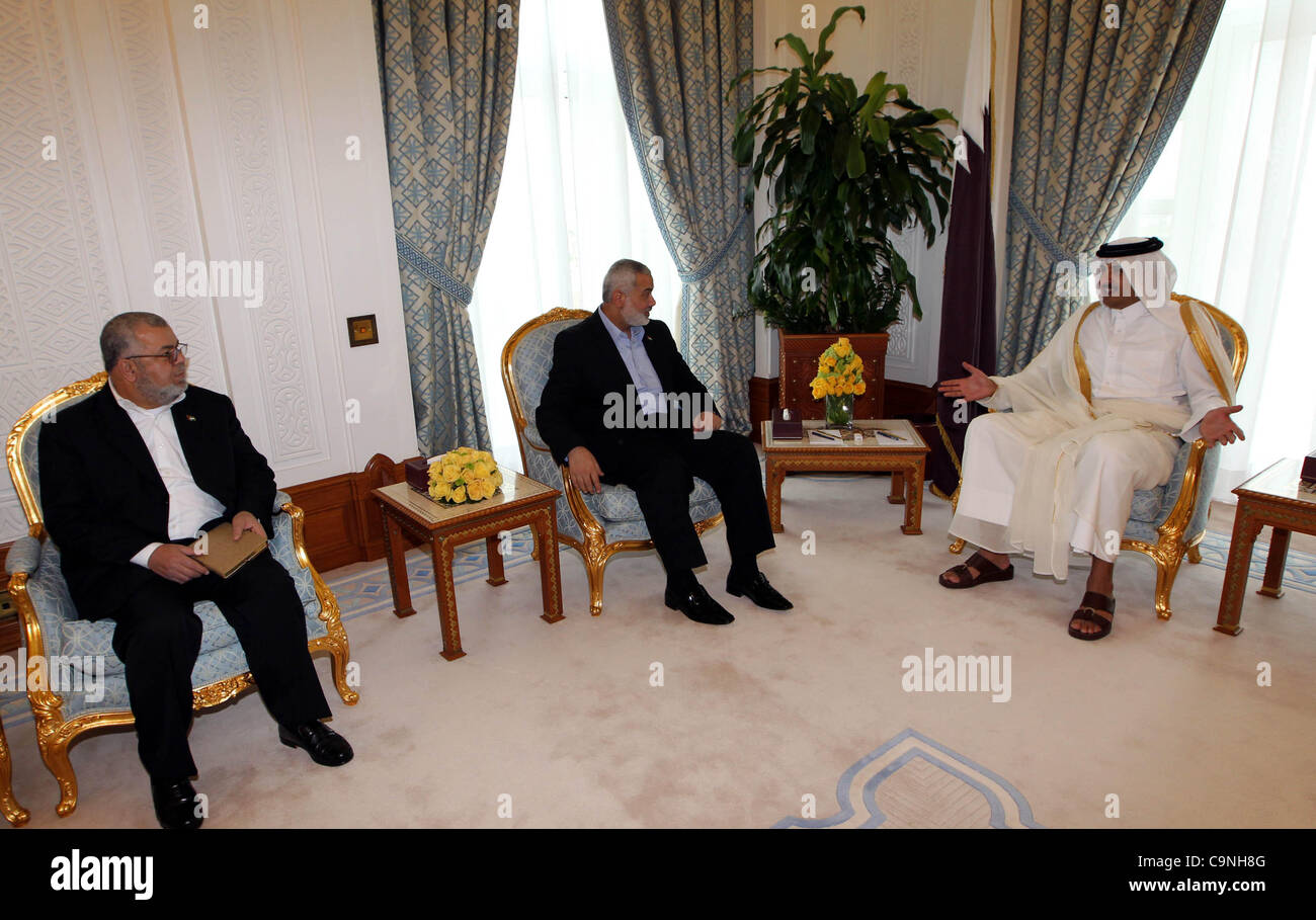 Feb. 1, 2012 - Doha, Doha, Qatar - Palestinian Prime Minister in Gaza ...