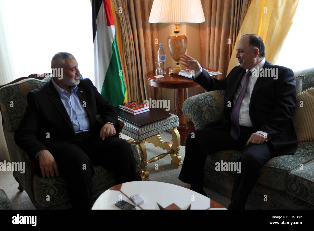 Feb. 1, 2012 - Doha, Doha, Qatar - Palestinian Prime Minister in Gaza ...