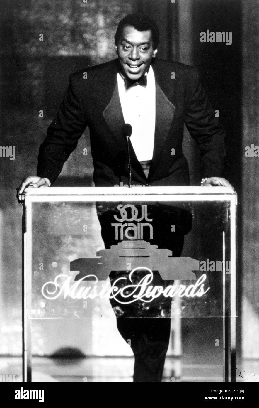 Soul train and don cornelius Black and White Stock Photos & Images - Alamy