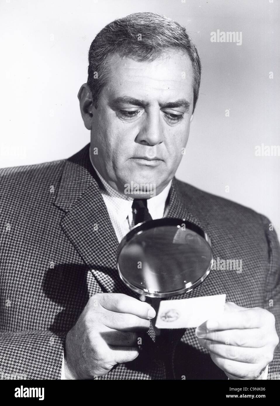 RAYMOND BURR.Supplied by Photos, inc.(Credit Image: Â© Globe Photos ...