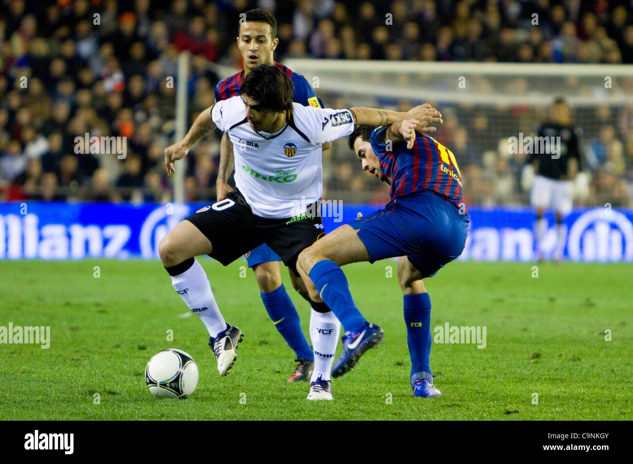 01/02/2011 - VALENCIA, Spain // COPA DEL REY FOOTBALL - Soccer ...