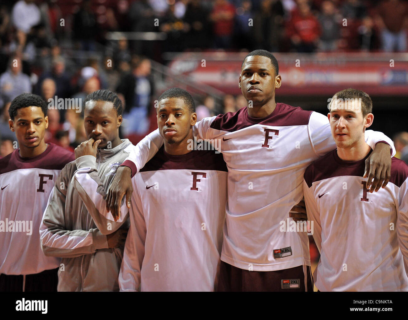 Feb. 1, 2012 - Philadelphia, Pennsylvania, U.S - Members of the Fordham ...