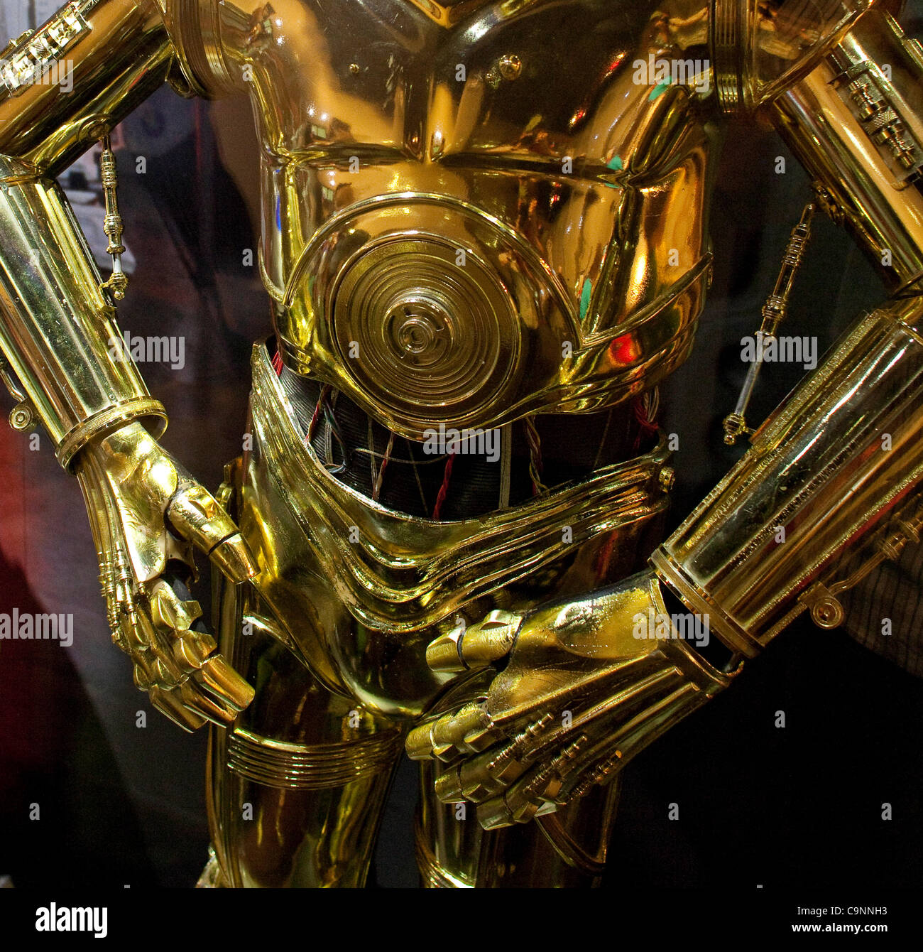 Jan. 22, 2012 - Santa Ana, California, U.S. - Original costume of C-3PO ...