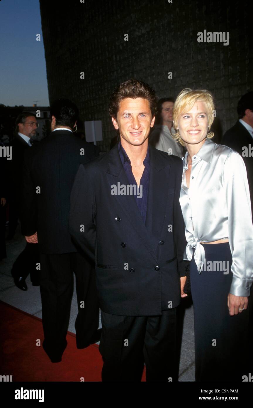Robin Wright E Sean Penn Young Sean Penn Robin Wright Penn Los Stock
