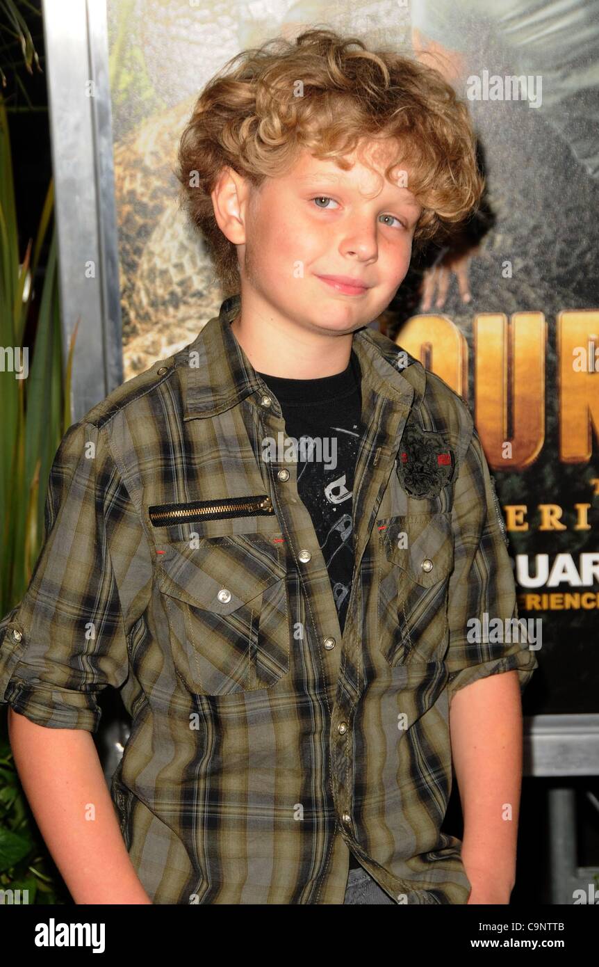 Riley Thomas Stewart at arrivals for JOURNEY 2: THE MYSTERIOUS ISLAND ...