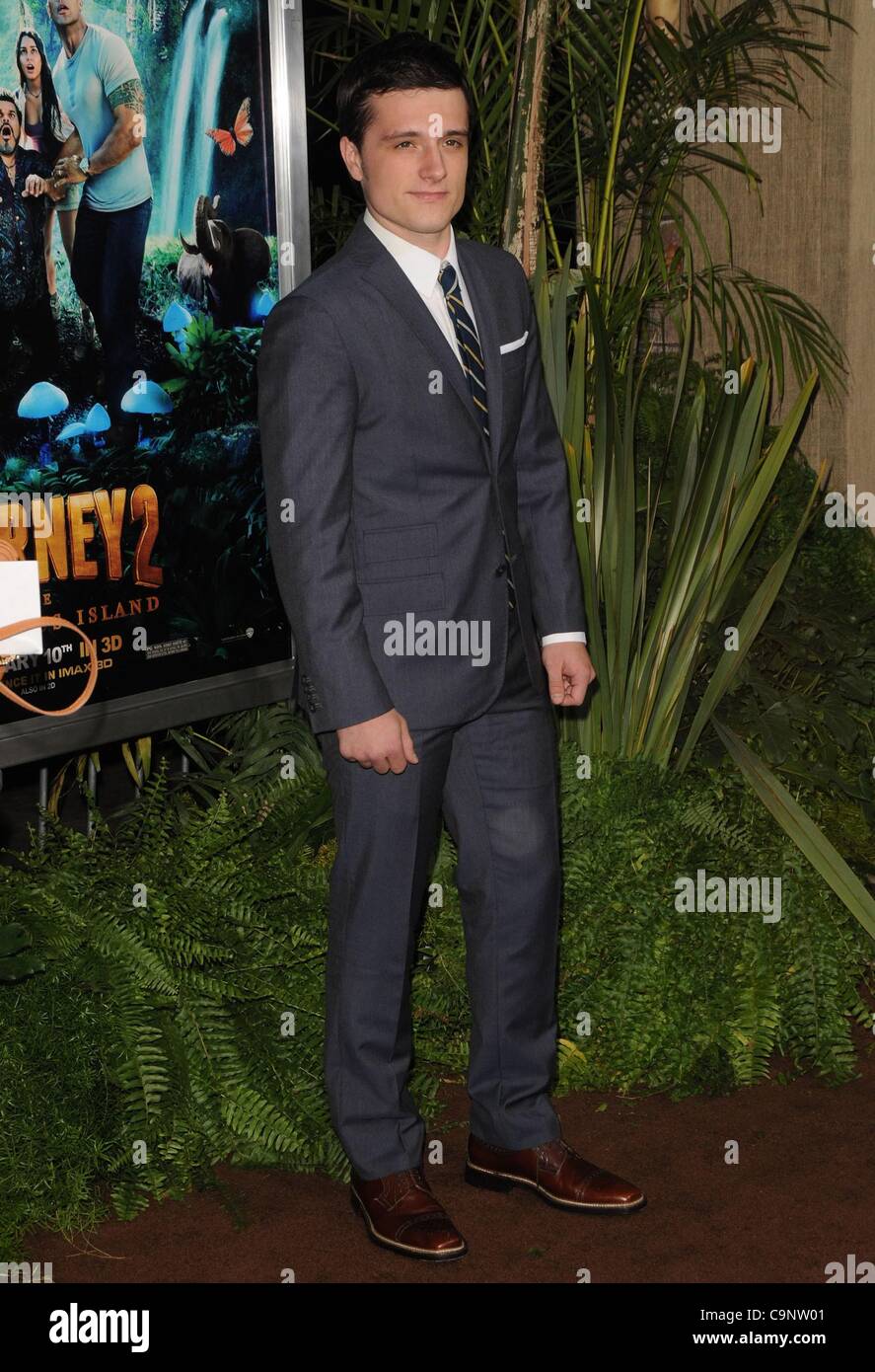 Josh Hutcherson at arrivals for JOURNEY 2: THE MYSTERIOUS ISLAND ...