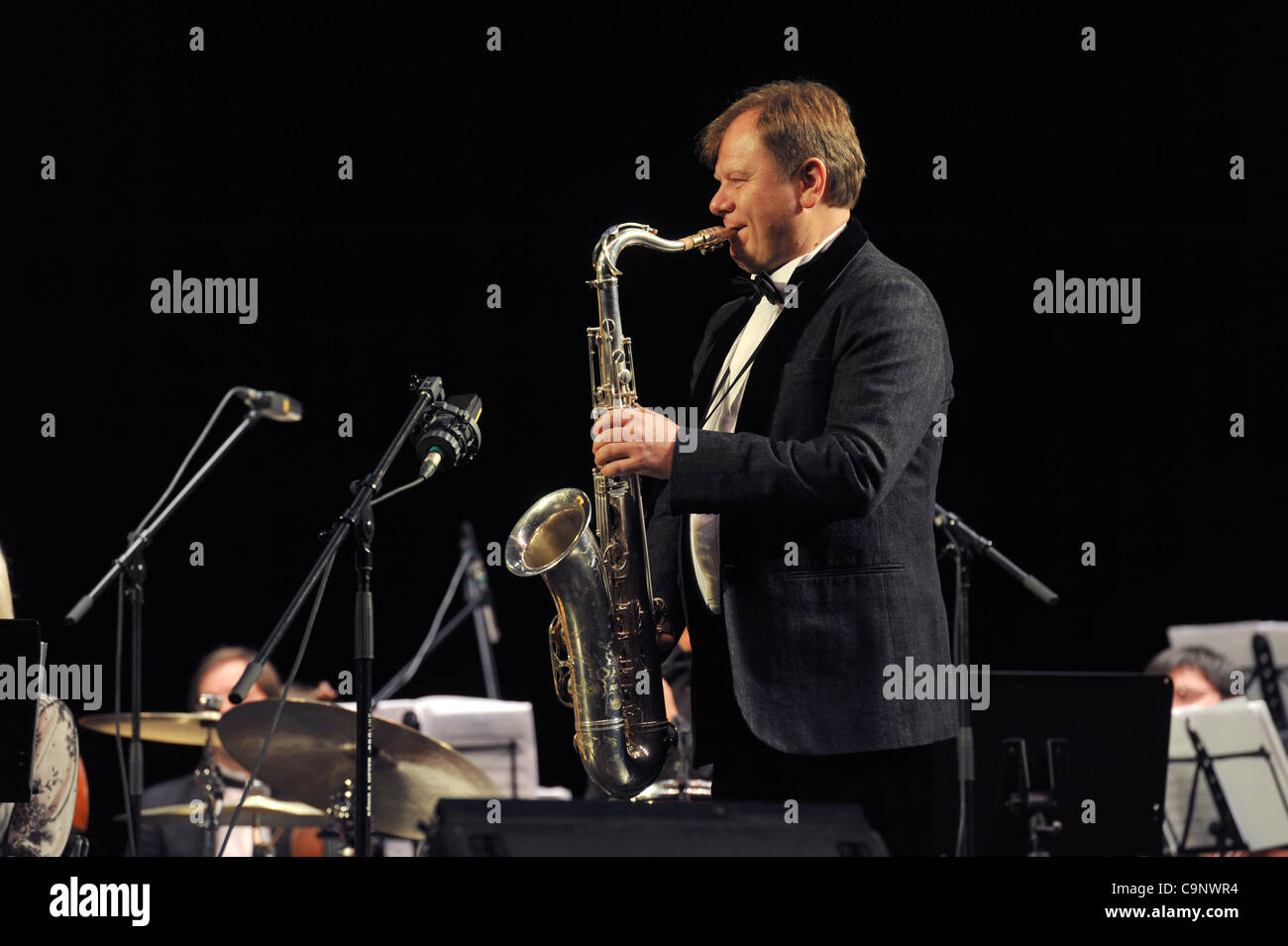 01.02.2012. St.Petersburg. Russia. Concert in the Hall "October ...