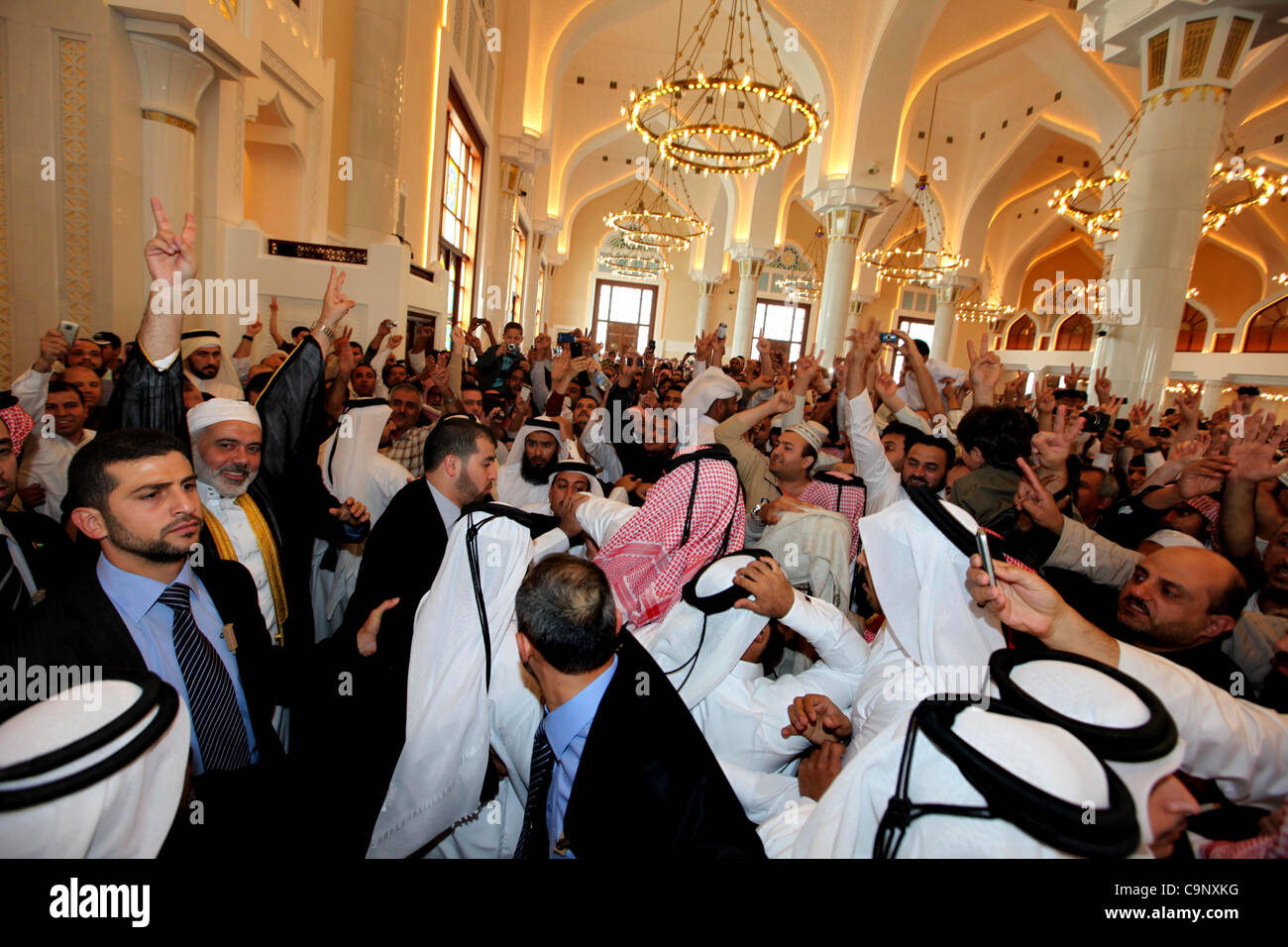 Feb. 2, 2012 - Doha, Doha, Qatar - Palestinian Prime Minister in Gaza ...