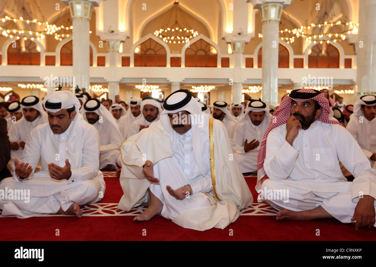 Feb. 2, 2012 - Doha, Doha, Qatar - Qatari Emir Sheikh Hamad bin Khalifa ...