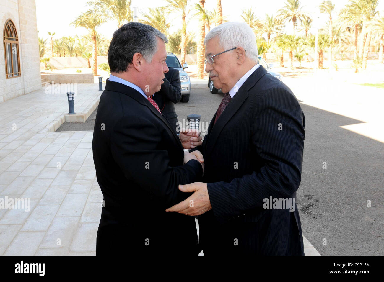 Feb. 4, 2012 - Amman, Amman, Jordan - Palestinian President Mahmoud ...