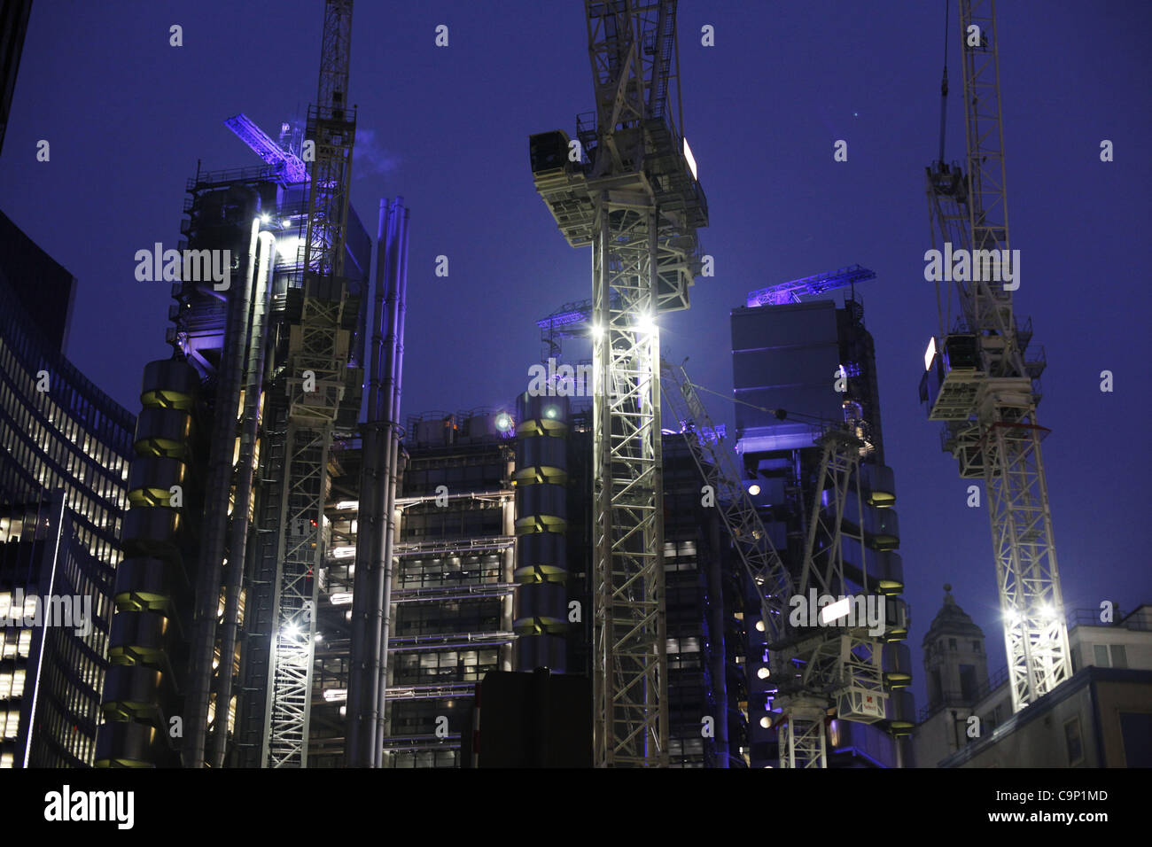 Feb. 4, 2012 - London, UK - Construction of the Pinnacle, a new ...