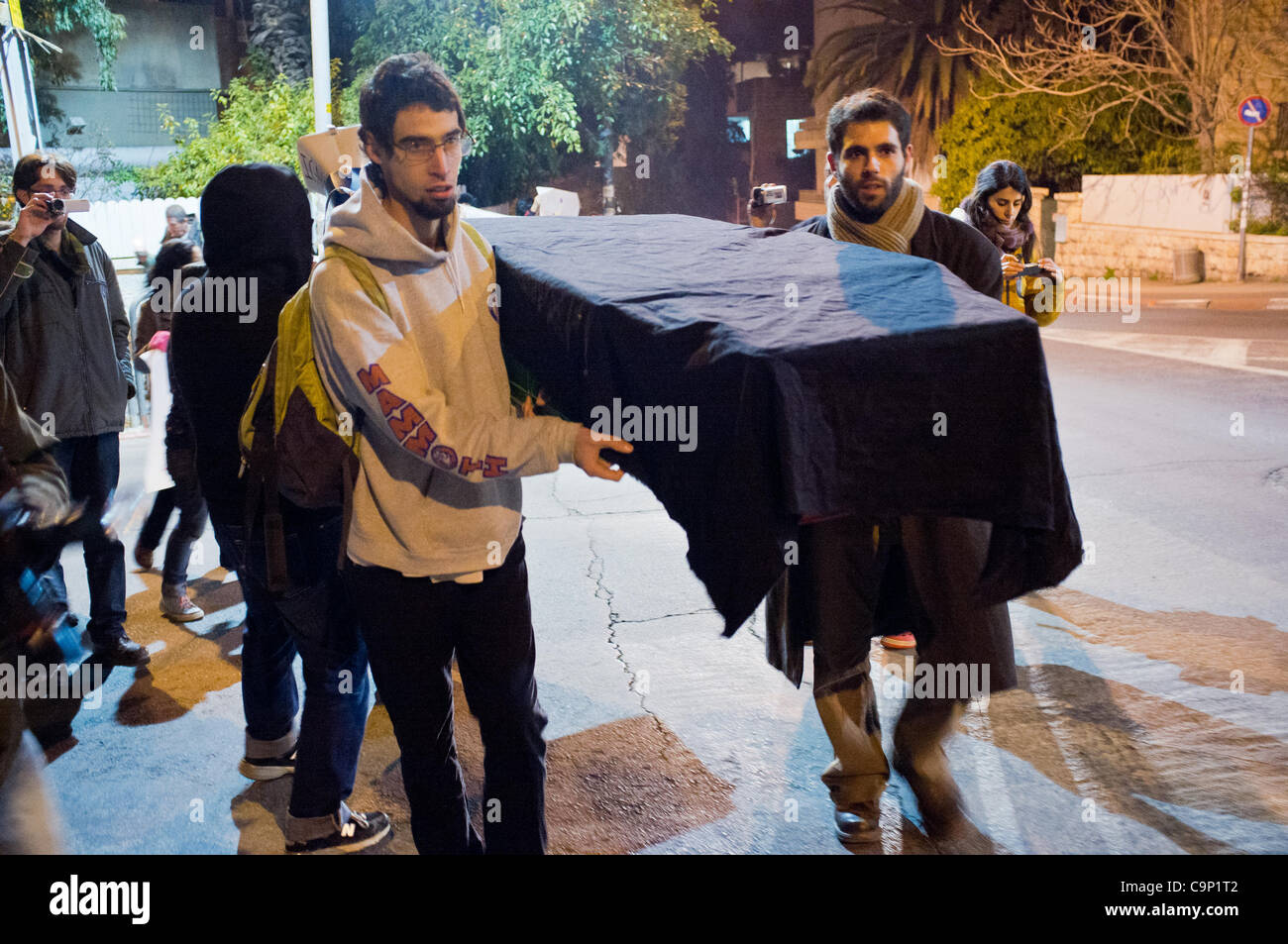 Mock funeral hi-res stock photography and images - Alamy