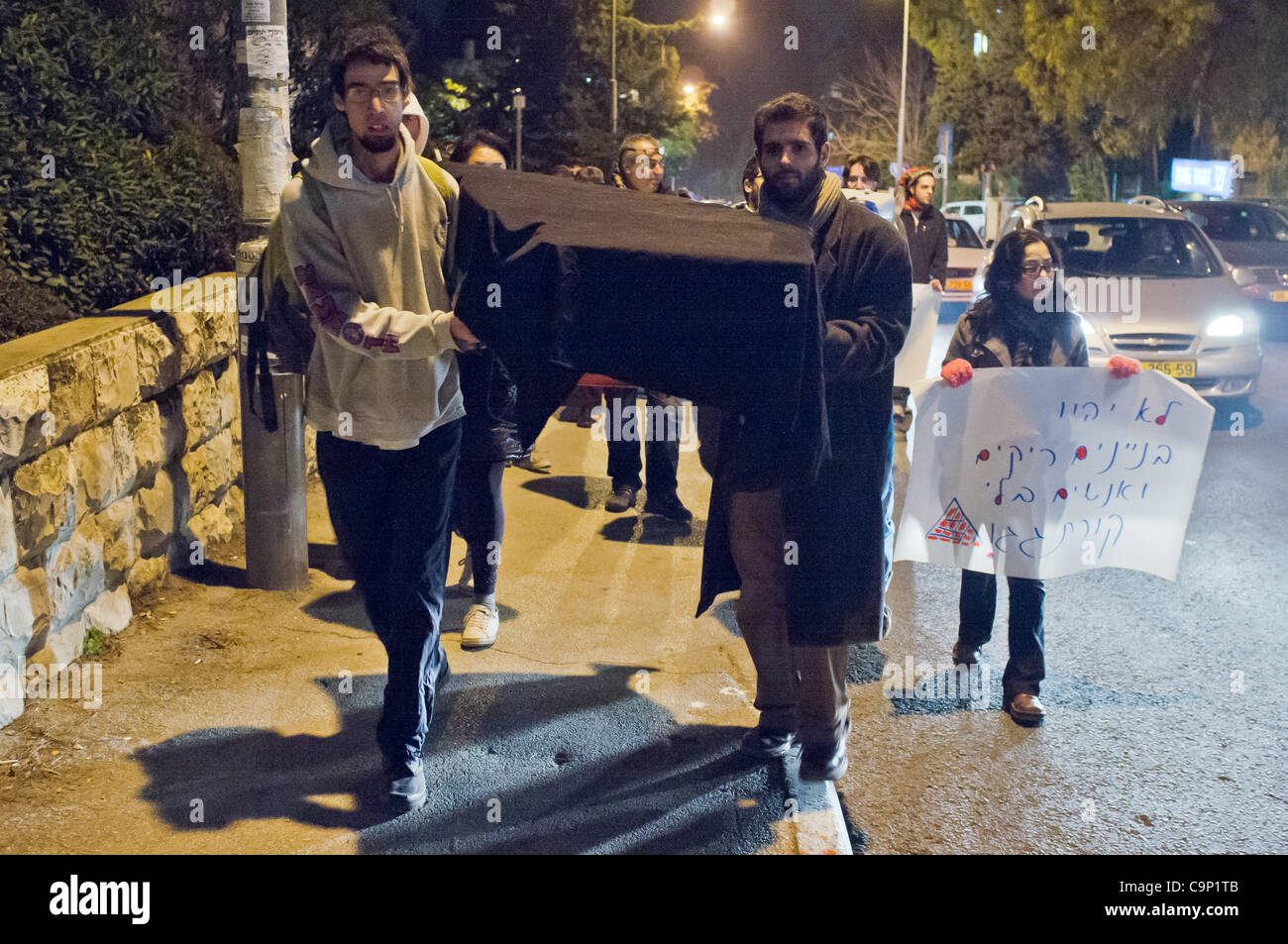 Mock funeral hi-res stock photography and images - Alamy