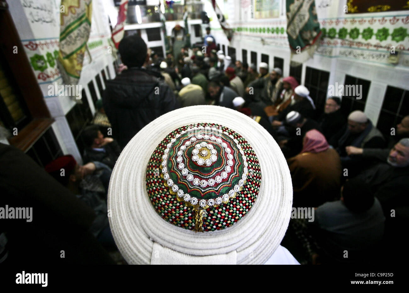 Feb. 4, 2012 - Nusirat, Gaza Strip, Palestinian Territory - Members of ...