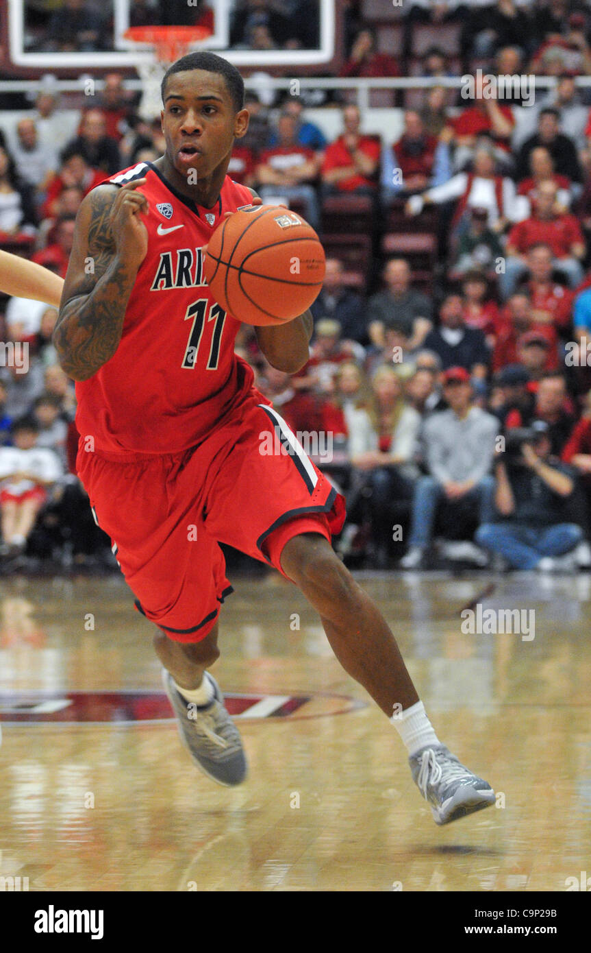 Feb. 4, 2012 - Stanford, California, U.S. - Arizona Wildcats guard ...