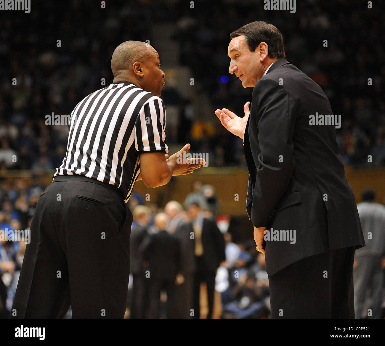 Feb. 5, 2012 - Durham, North Carolina; USA - Duke Blue Devils Head ...