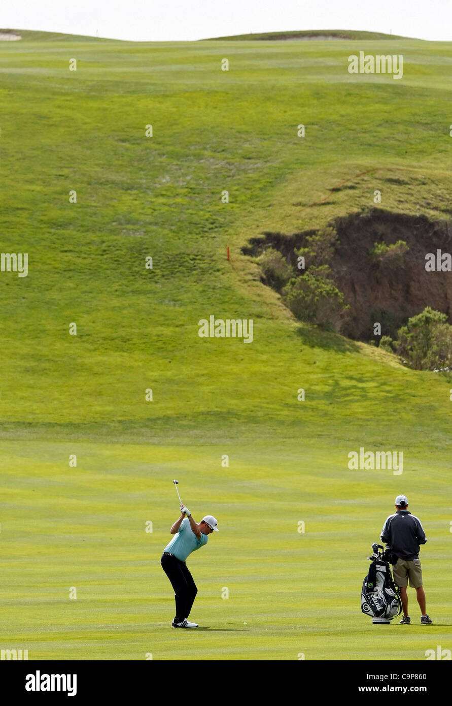 Feb. 6, 2012 - Pebble Beach, California, U.S. - PGA pro Charlie Beljan ...