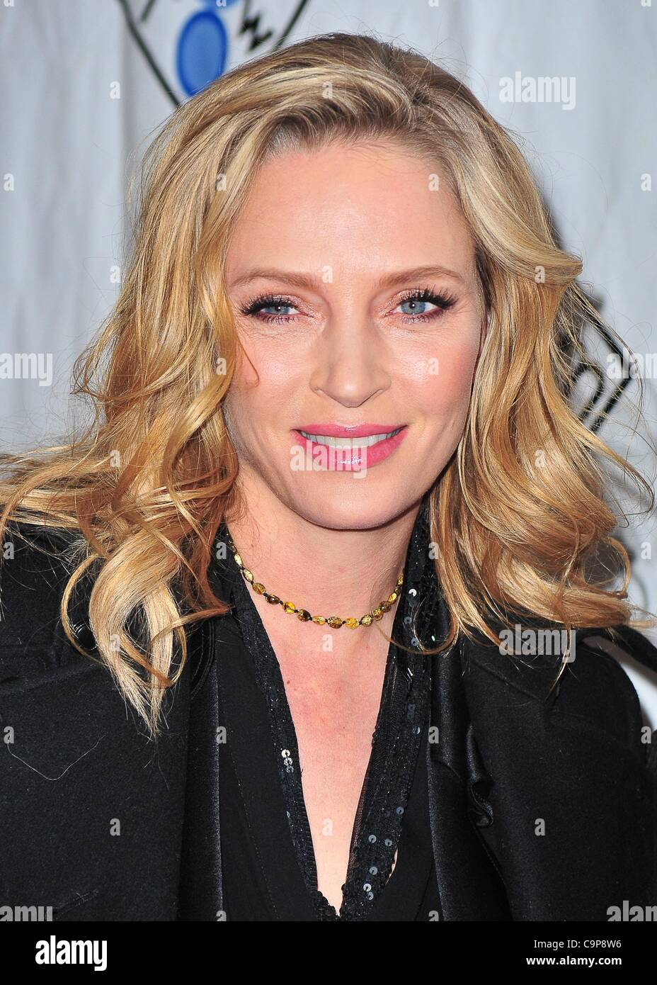 Uma Thurman at arrivals for Room to Grow Fundraising Gala, The Mandarin ...