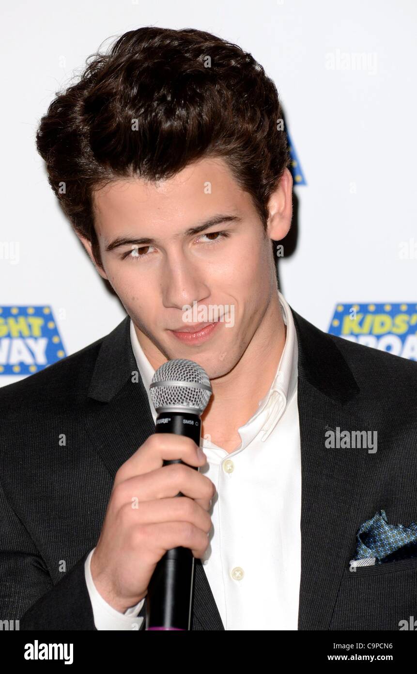 Nick Jonas in attendance for The Broadway League's 2012 Kids' Night Out ...