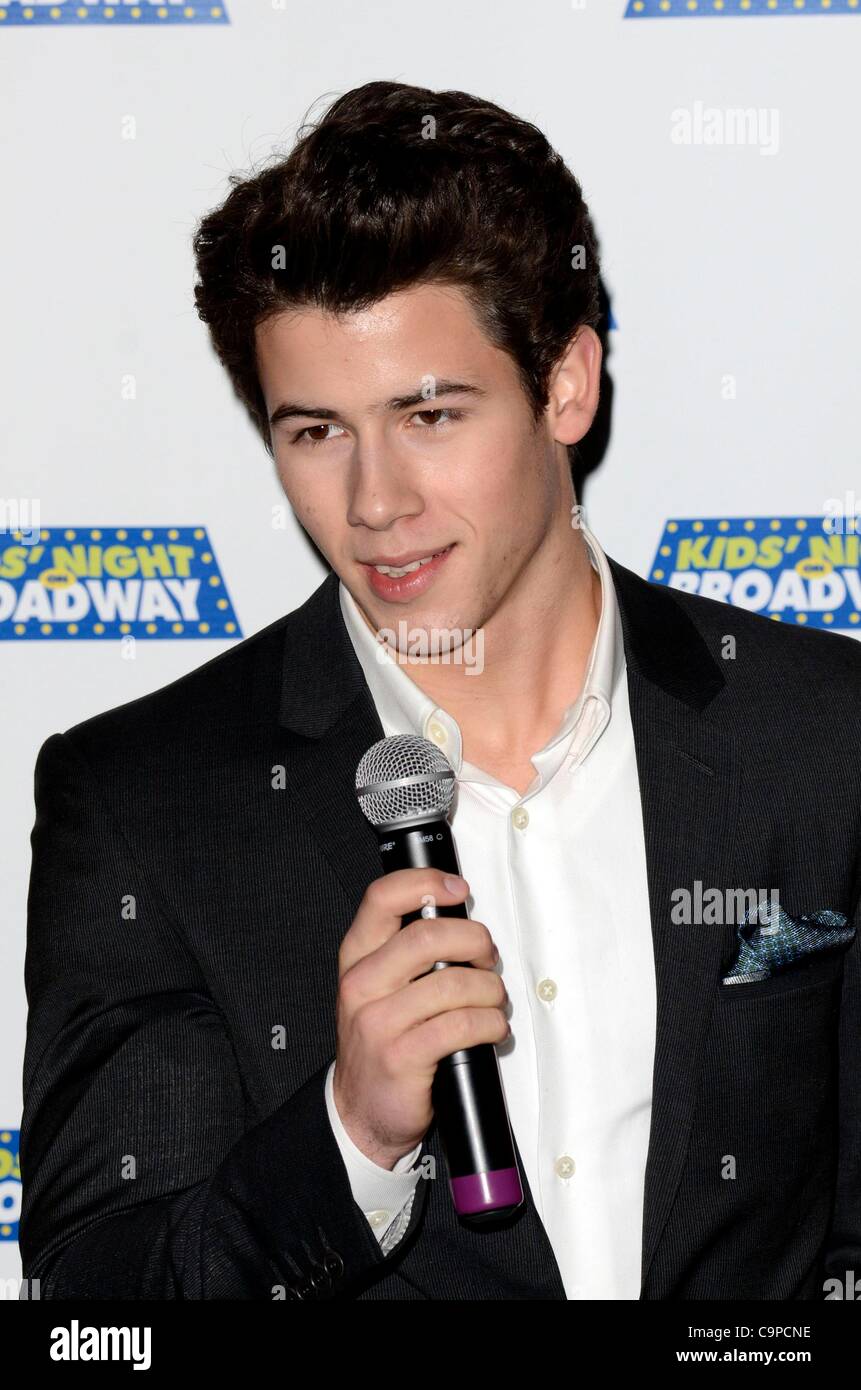 Nick Jonas in attendance for The Broadway League's 2012 Kids' Night Out ...