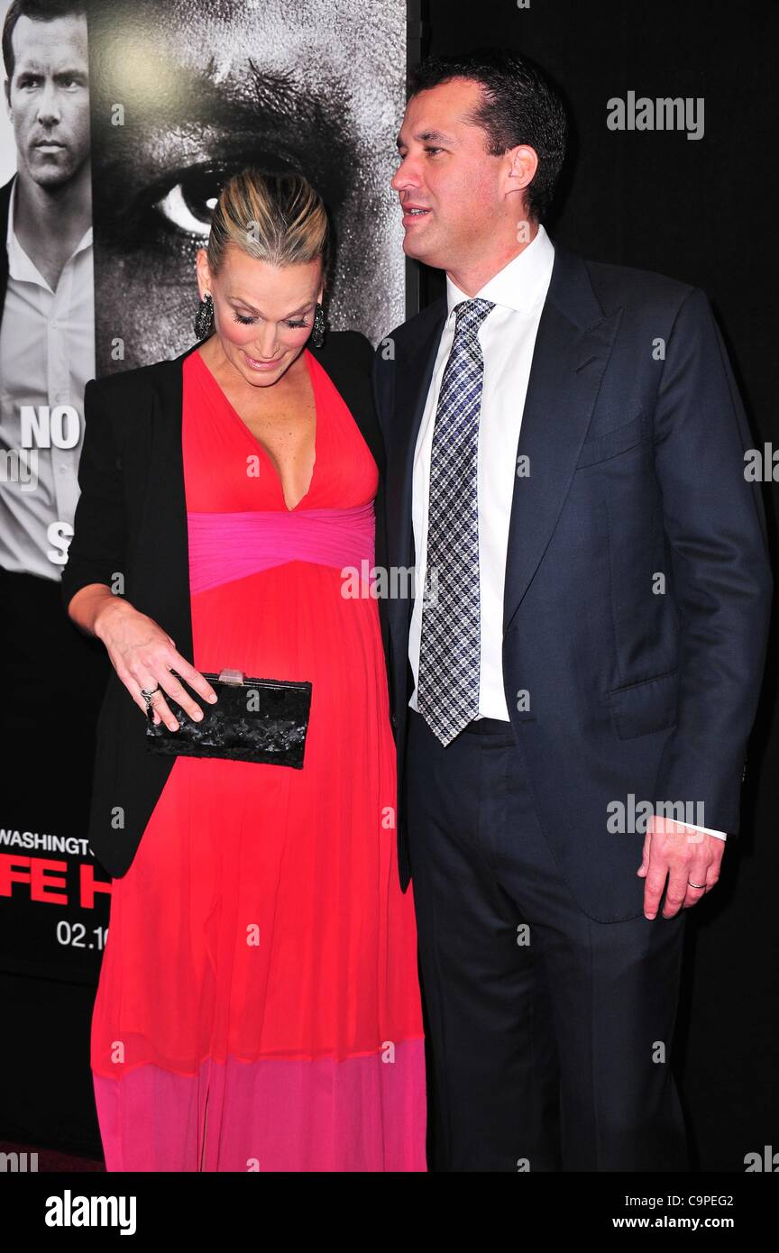 Molly Sims, Scott Stuber at arrivals for SAFE HOUSE Premiere, School of ...