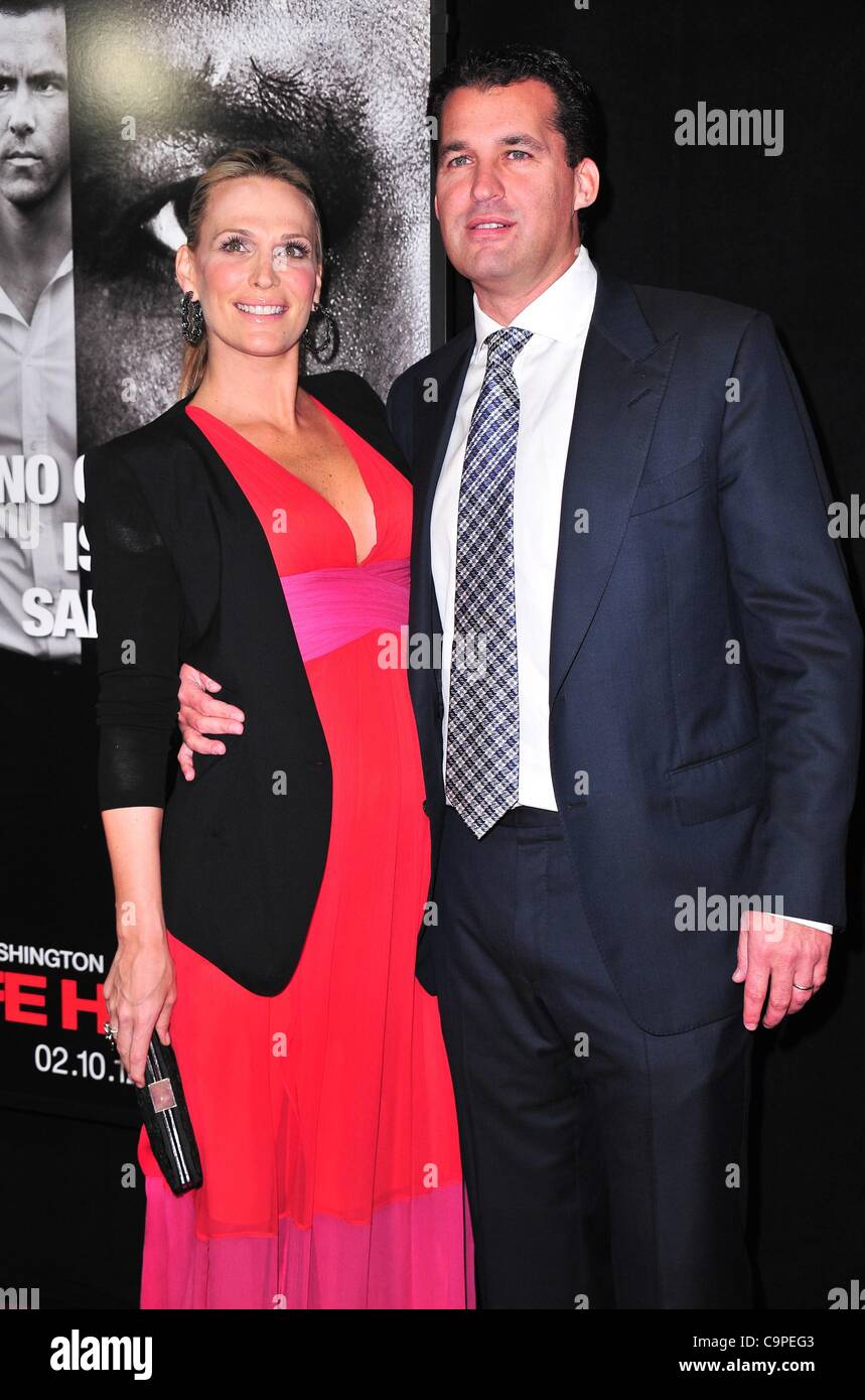 Molly Sims, Scott Stuber at arrivals for SAFE HOUSE Premiere, School of ...
