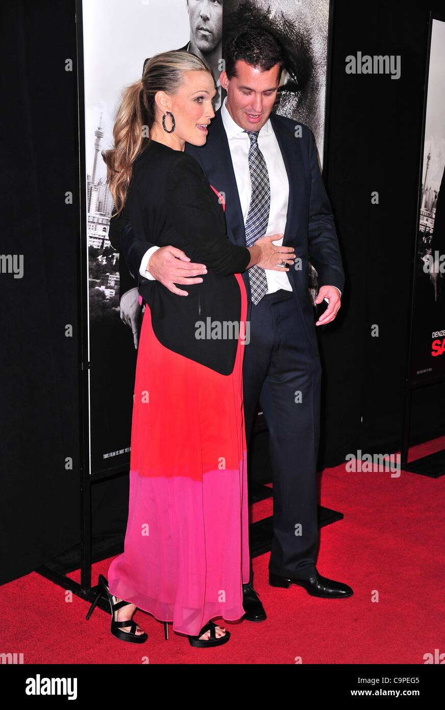 Molly Sims, Scott Stuber at arrivals for SAFE HOUSE Premiere, School of ...
