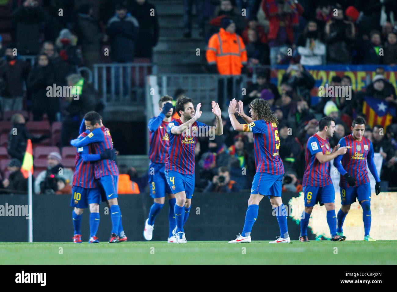 Cesc fabregas barcelona goal hi-res stock photography and images - Alamy