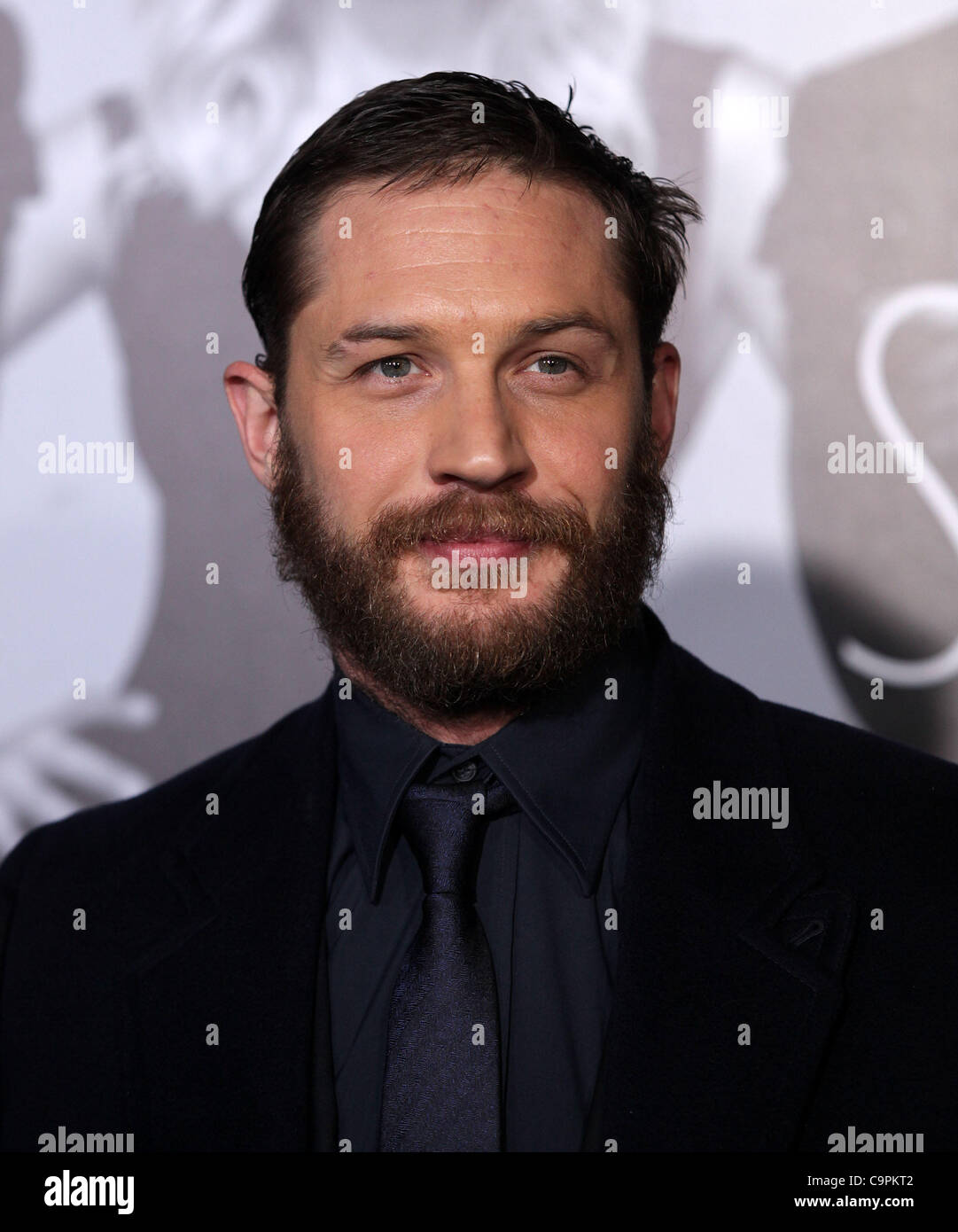 Feb. 8, 2012 - Hollywood, California, U.S. - TOM HARDY arrives for the ...