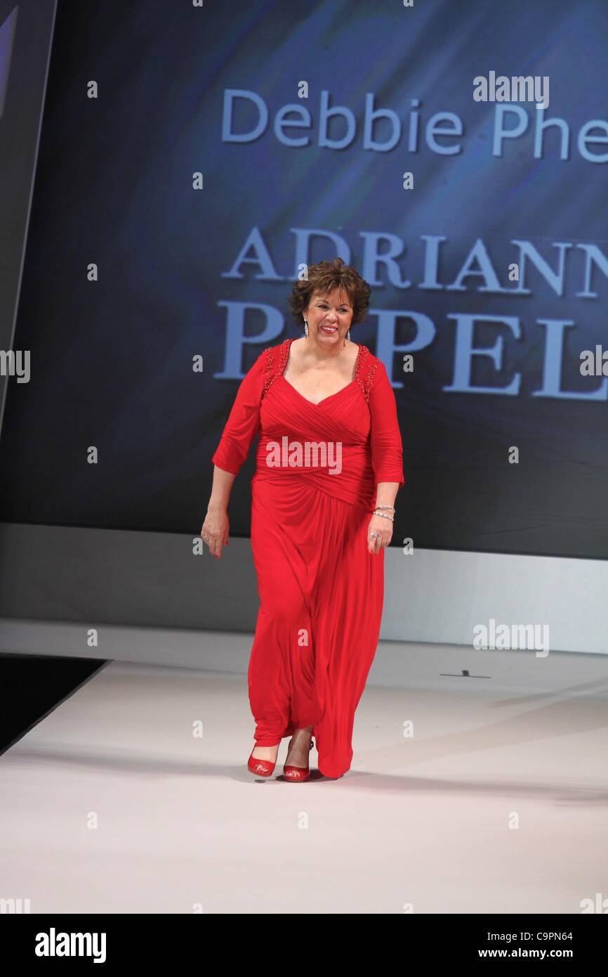 Debbie Phelps on the runway for The 2012 Heart Truth Red Dress ...