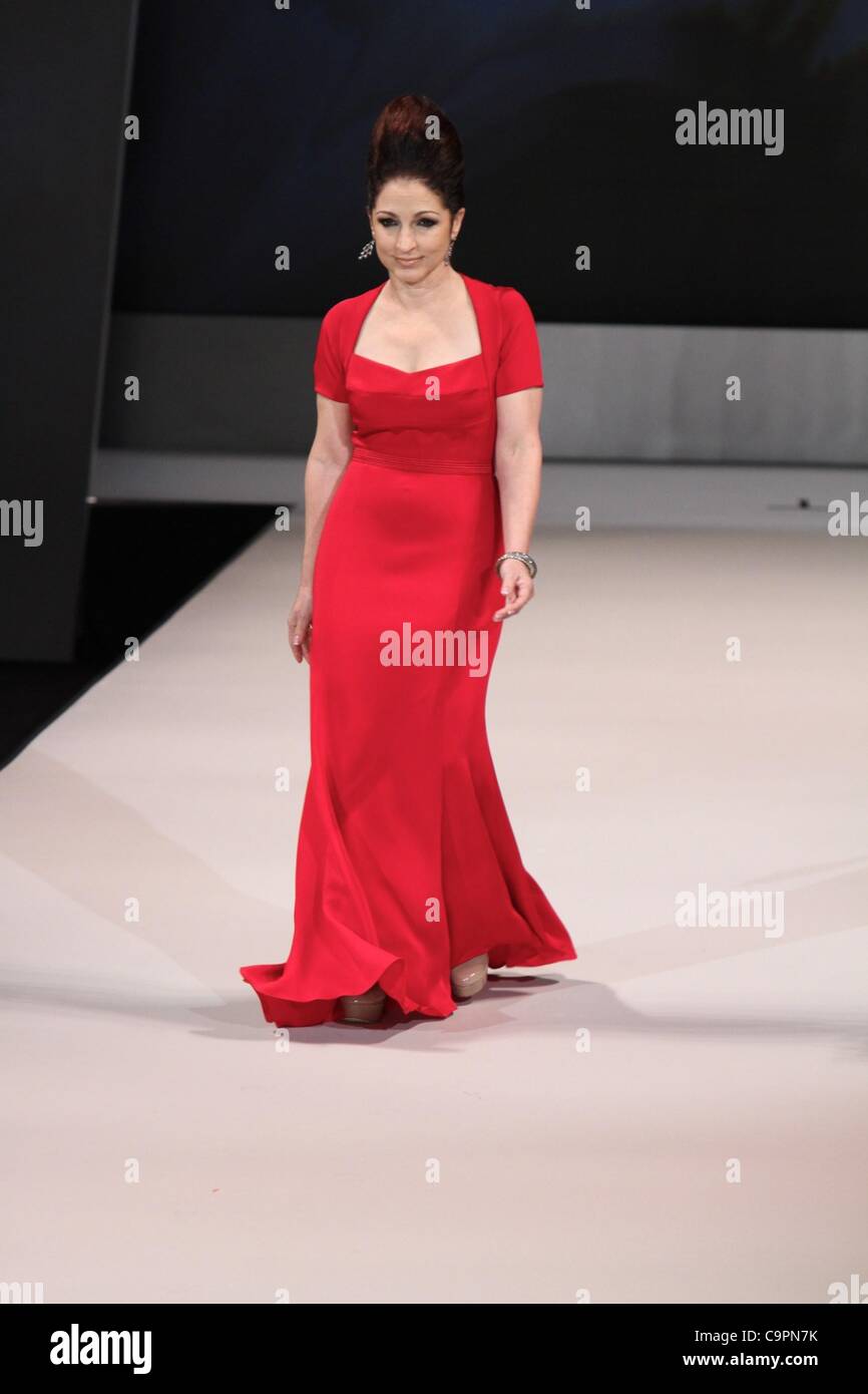 Gloria Estefan on the runway for The 2012 Heart Truth Red Dress ...